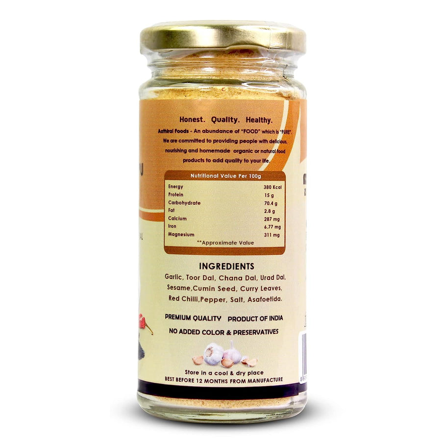 Garlic Dal Podi | Best Homemade Podi | Order Online Now - Aathirai ...