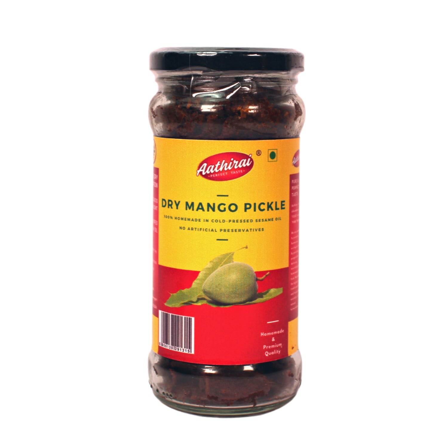 Aathirai Dry Mango Pickle - 400 GM | No Artificial Preservatives | 100 ...