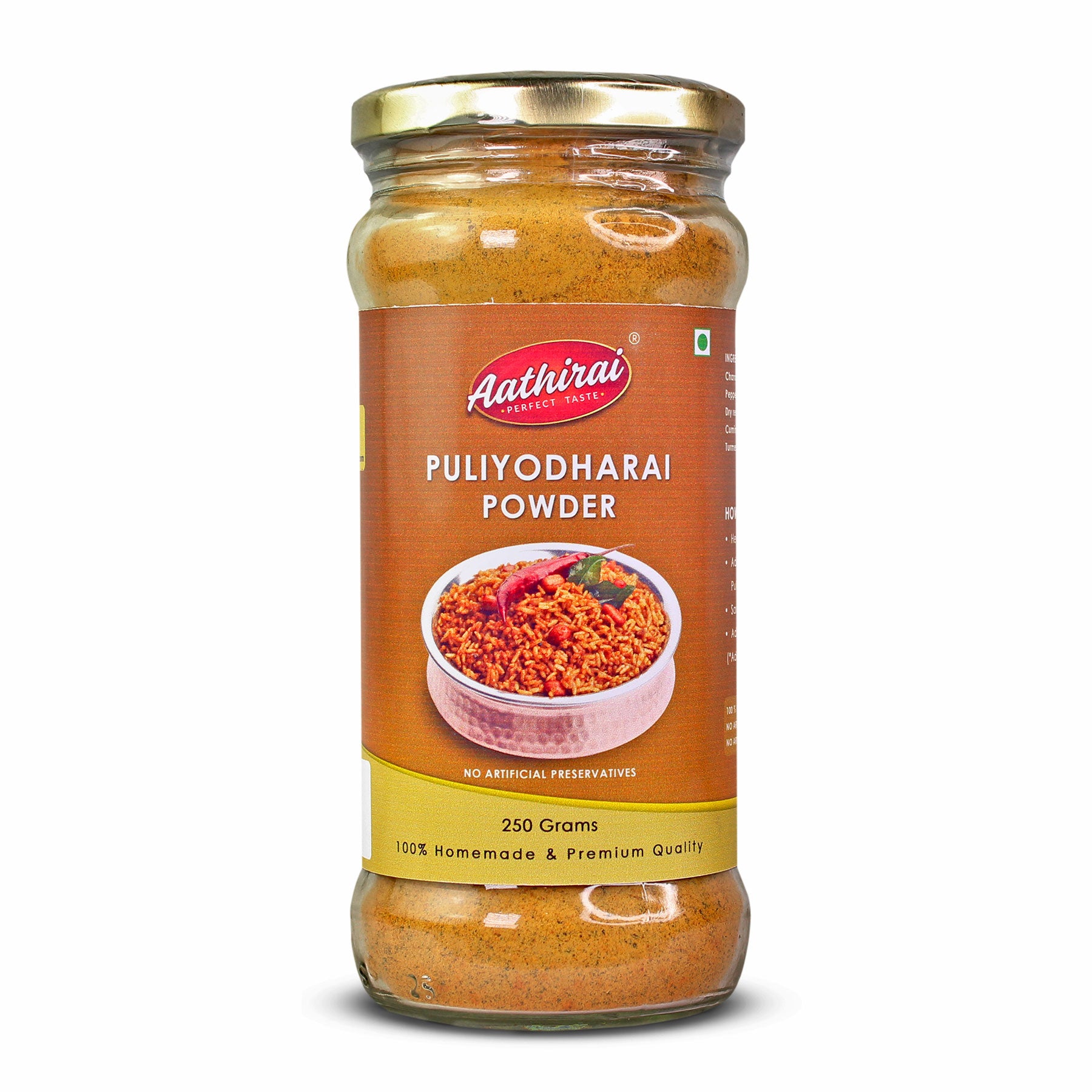 Puliyodharai Rice Powder | Order Online - Aathirai – Aathirai Foods ...