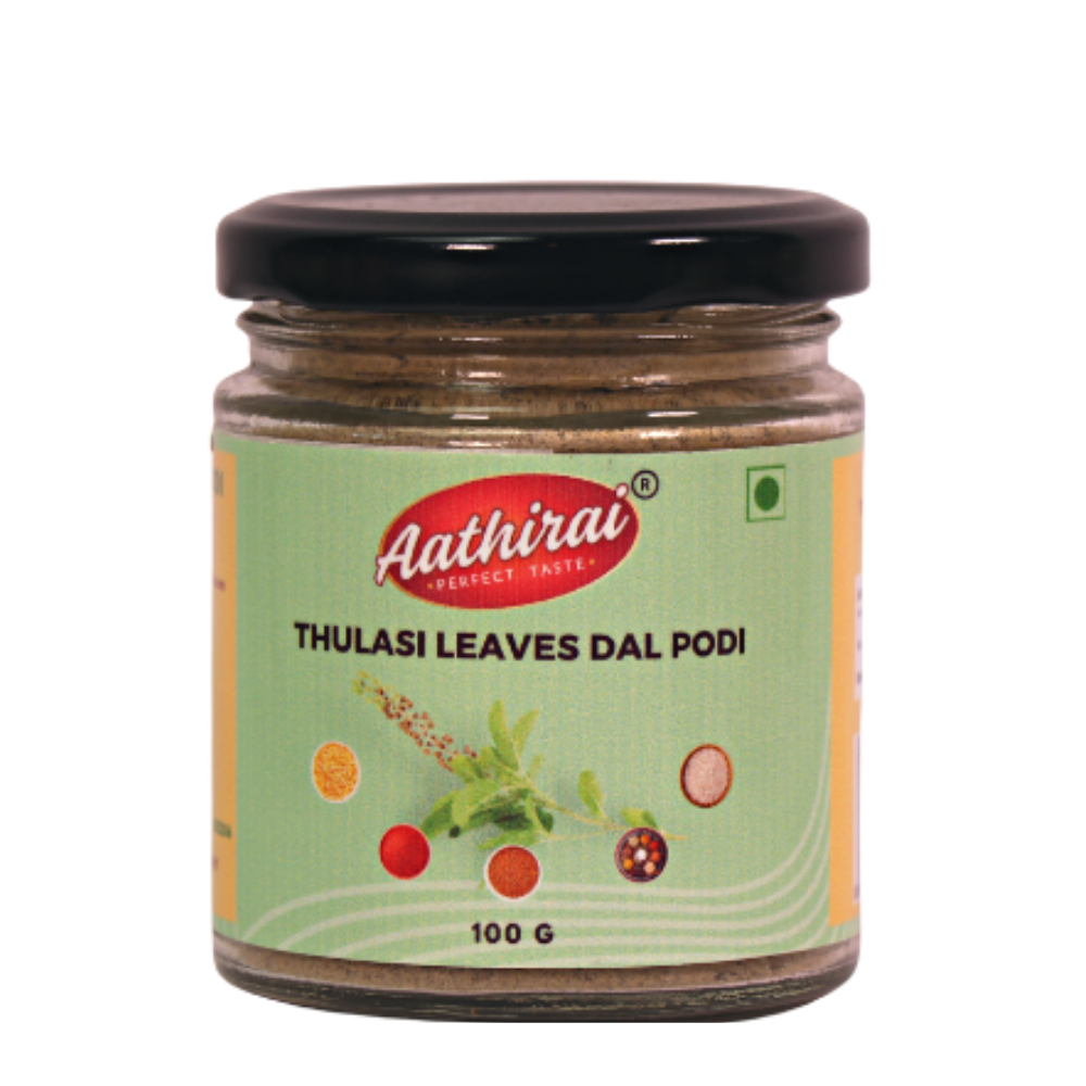 Thulasi Leaves Dal Podi | Best Homemade Podi | Order Online - Aathirai ...