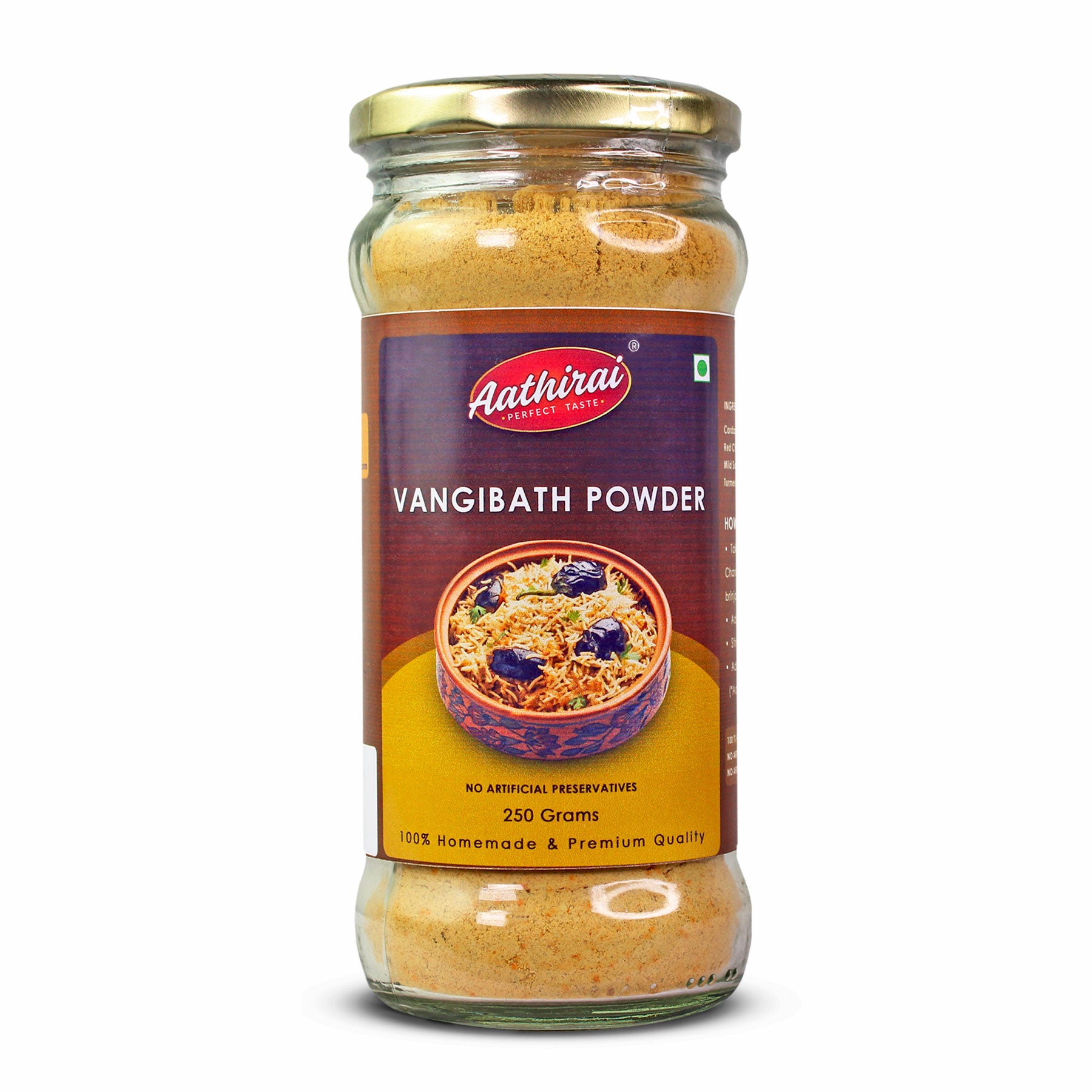 Vangibath Powder | Order Online Now - Aathirai – Aathirai Foods Private ...