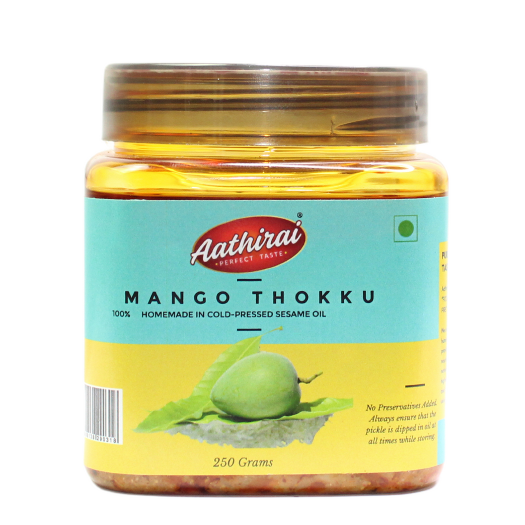 Aathirai Best Seller Mango Pickle Combo Pack 2 | Cut Mango Pickle + Ma ...